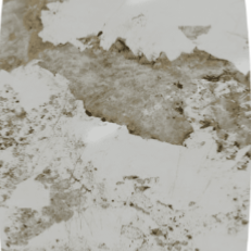 Table basse MADURA céramique MARBRE CALCATTA Diam.90- Akante